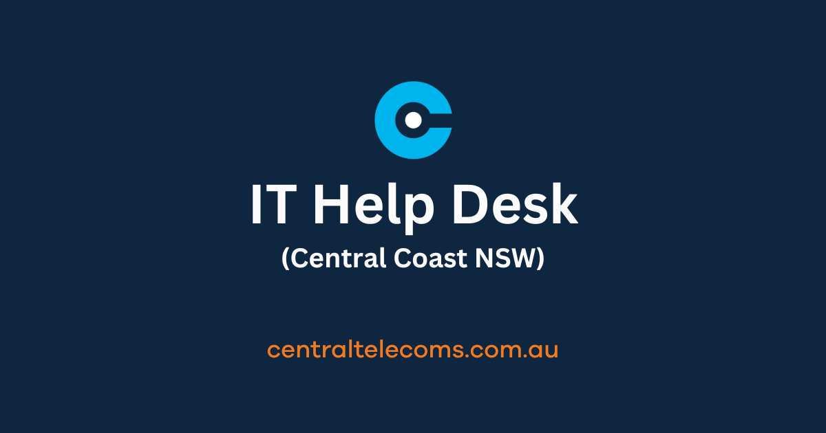 IT Help Desk - Central Coast