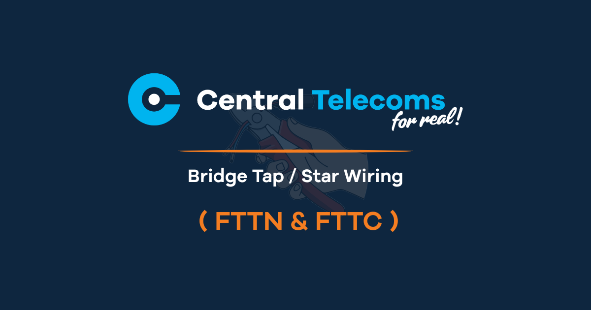Bridge Taps / Star Wiring: The Real Reason Your NBN Drops Out - Central ...